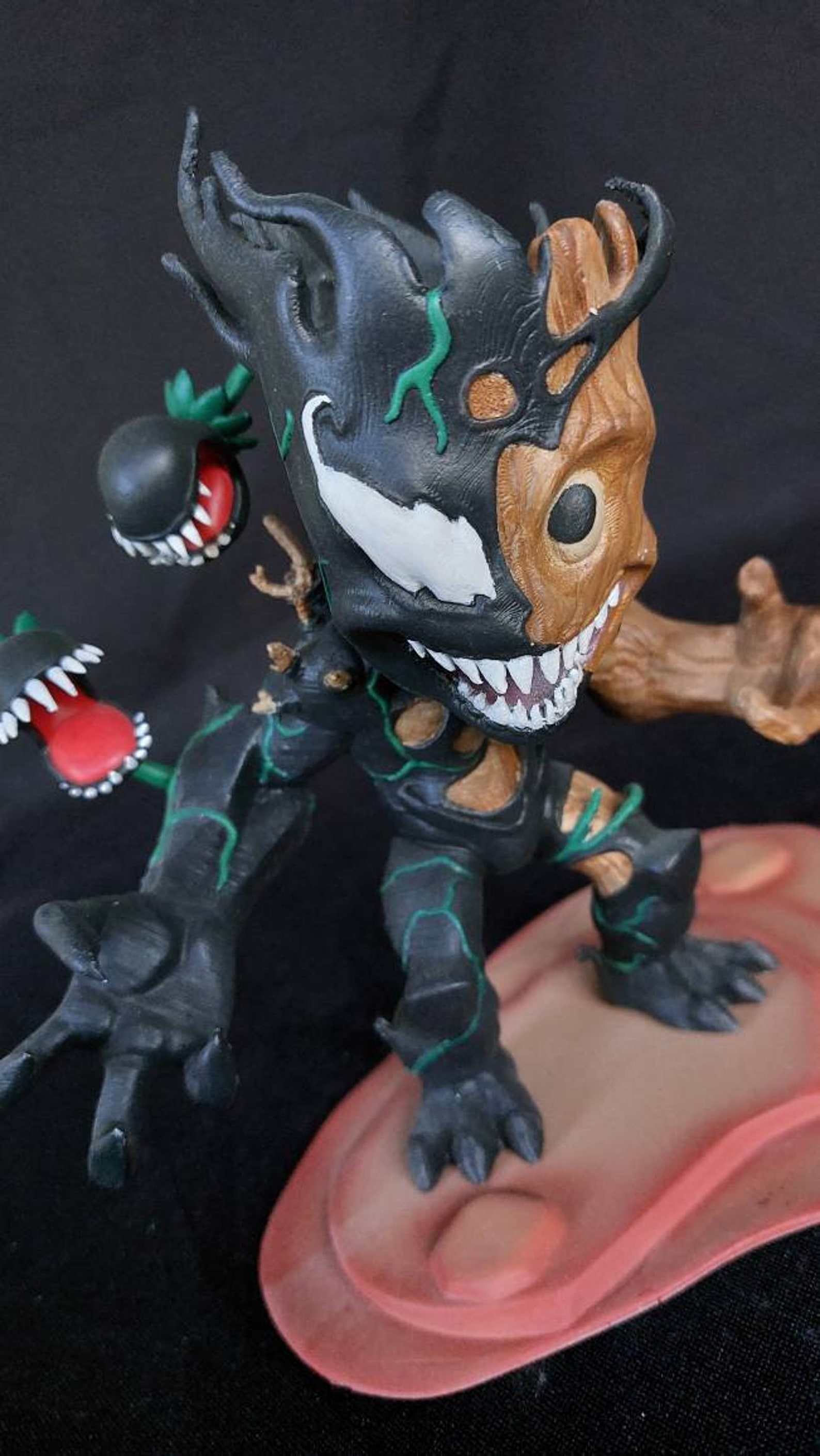 Baby Groot Venom Cute Figure / Groot Chibi / 3d Printed Baby - Etsy