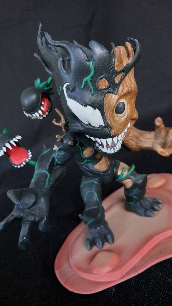 Baby Groot Venom Cute Figure / Groot Chibi / 3d Printed Baby - Etsy