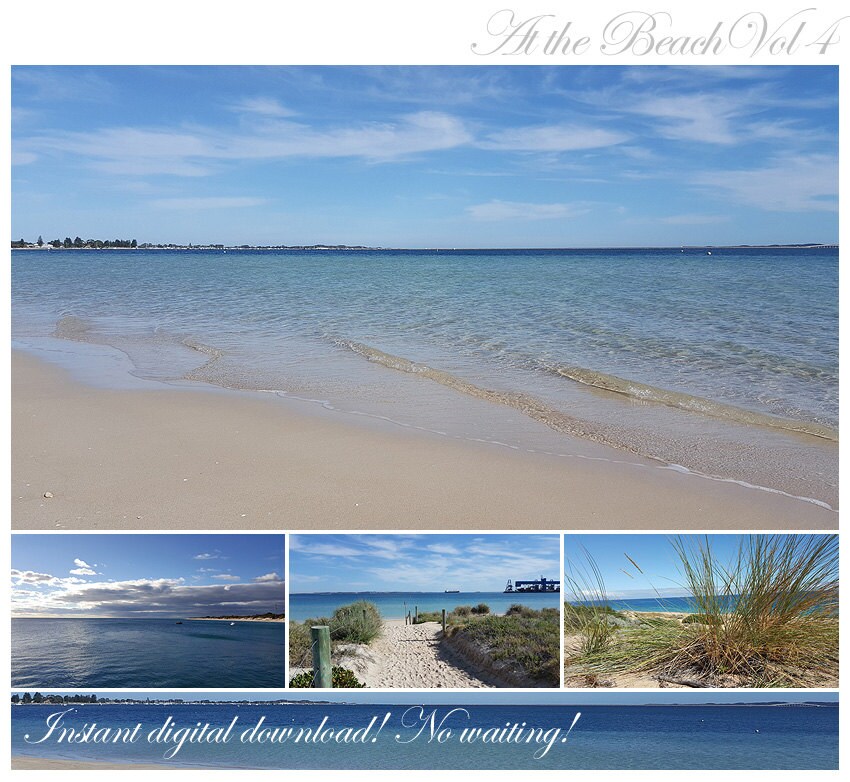 Beach Photos Vol 4 Digital Beach Landscape Photographs Beach | Etsy