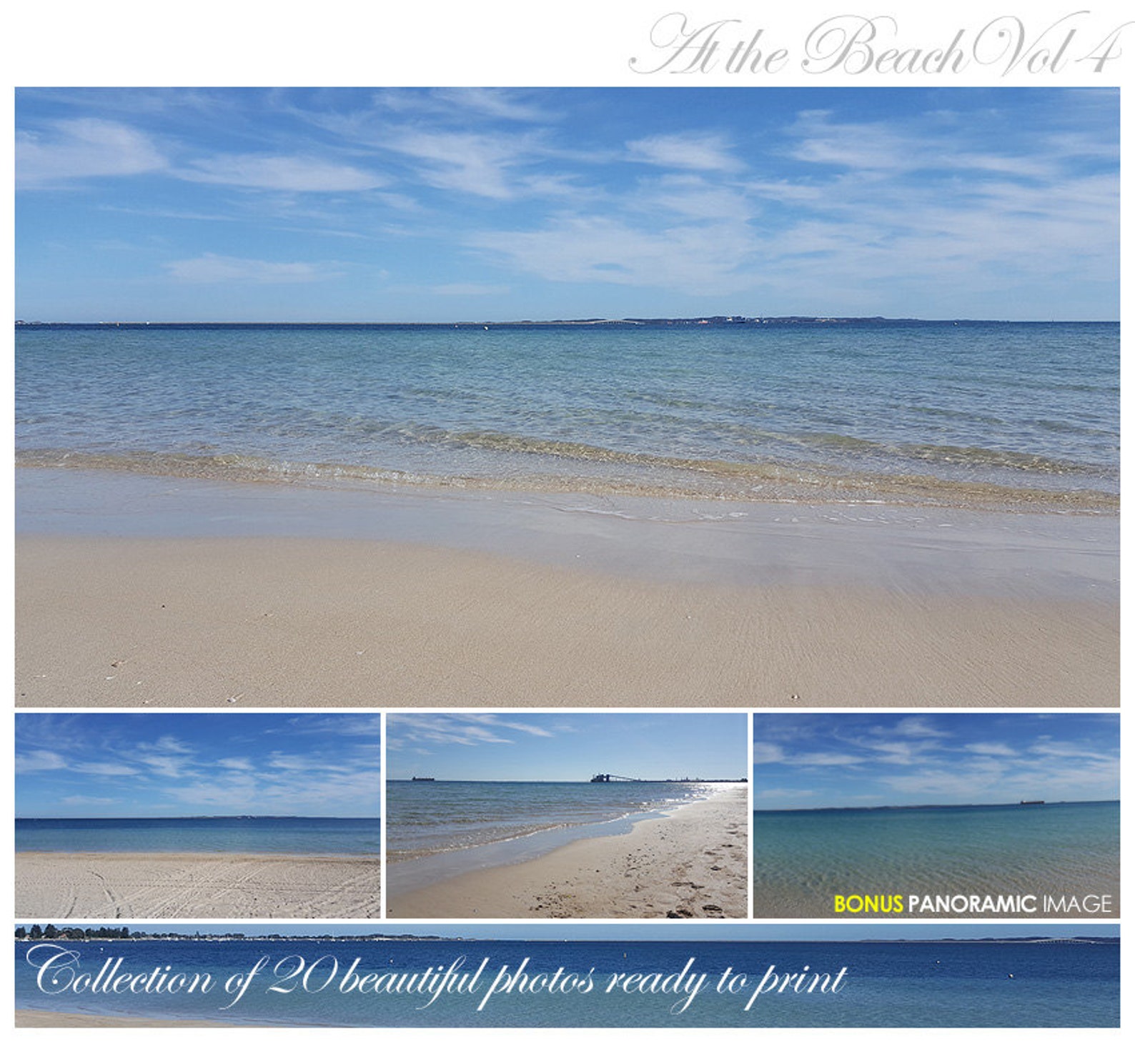 Beach Photos Vol 4 Digital Beach Landscape Photographs Beach - Etsy