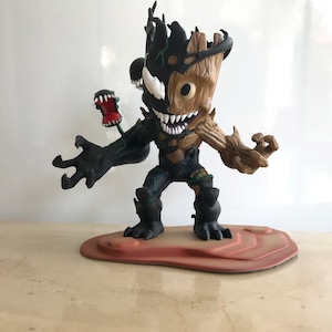 Baby Groot Venom Cute Figure / Groot Chibi / 3d Printed Baby - Etsy