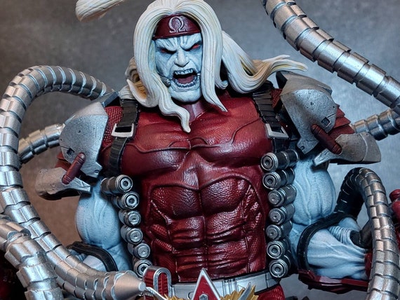 Omega Red Bust X-men Marvel Comics Red Mafia 1/6 Scale 20cm - Etsy
