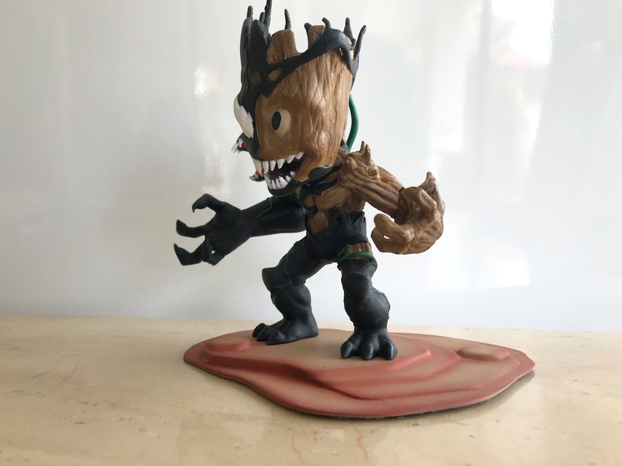 Baby Groot Venom Cute Figure / Groot Chibi / 3d Printed Baby - Etsy