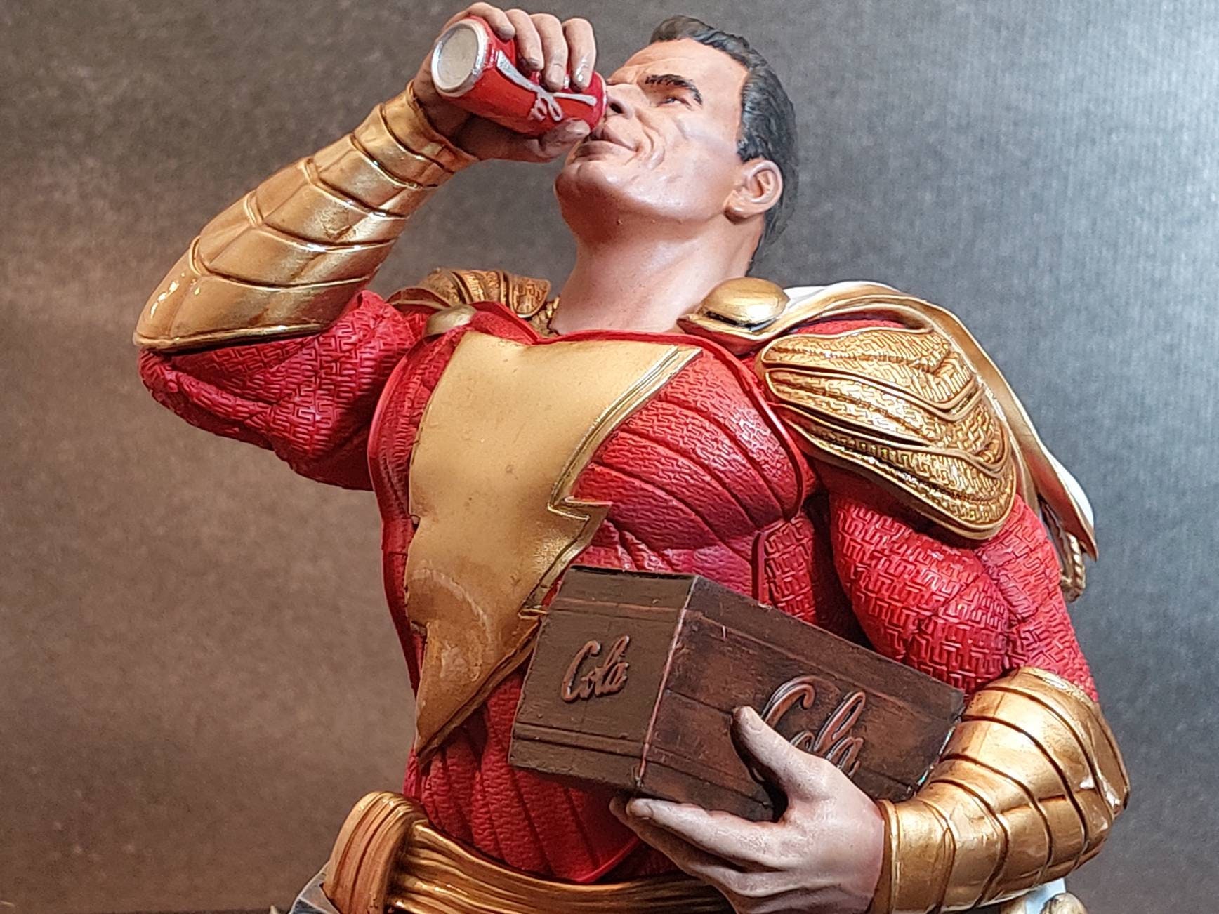Shazam Bust Billy Batson the Original Captain Marvel - Etsy