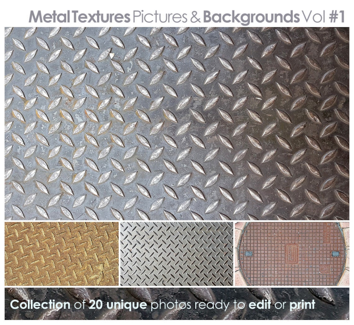 Metal Textures Photos Vol 1 Digital Texture Photographs - Etsy