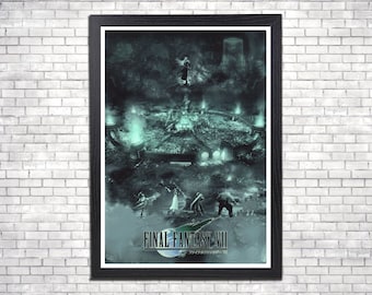 Final Fantasy Midgar Blueprint / Aged Specs A2 420mm594 or 16.5' 23.4 ...