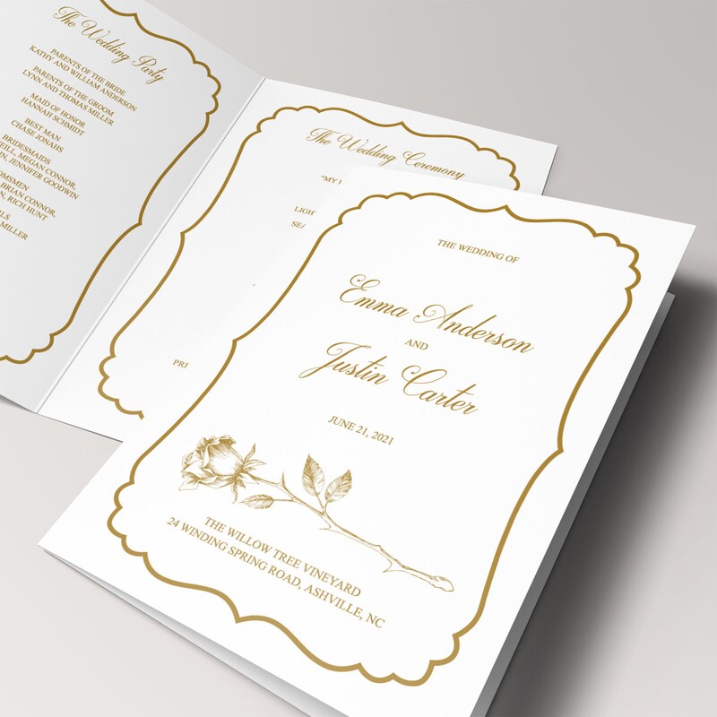 Folded Program - Etsy