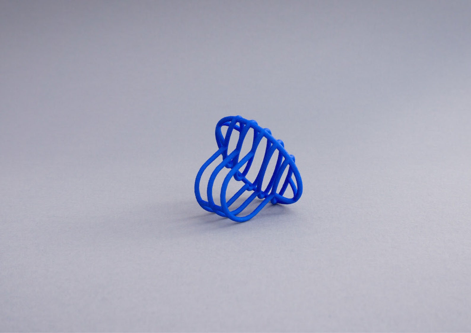 3D Printed Architectural Ring // Circular Shaped Jewelry // 80s ...