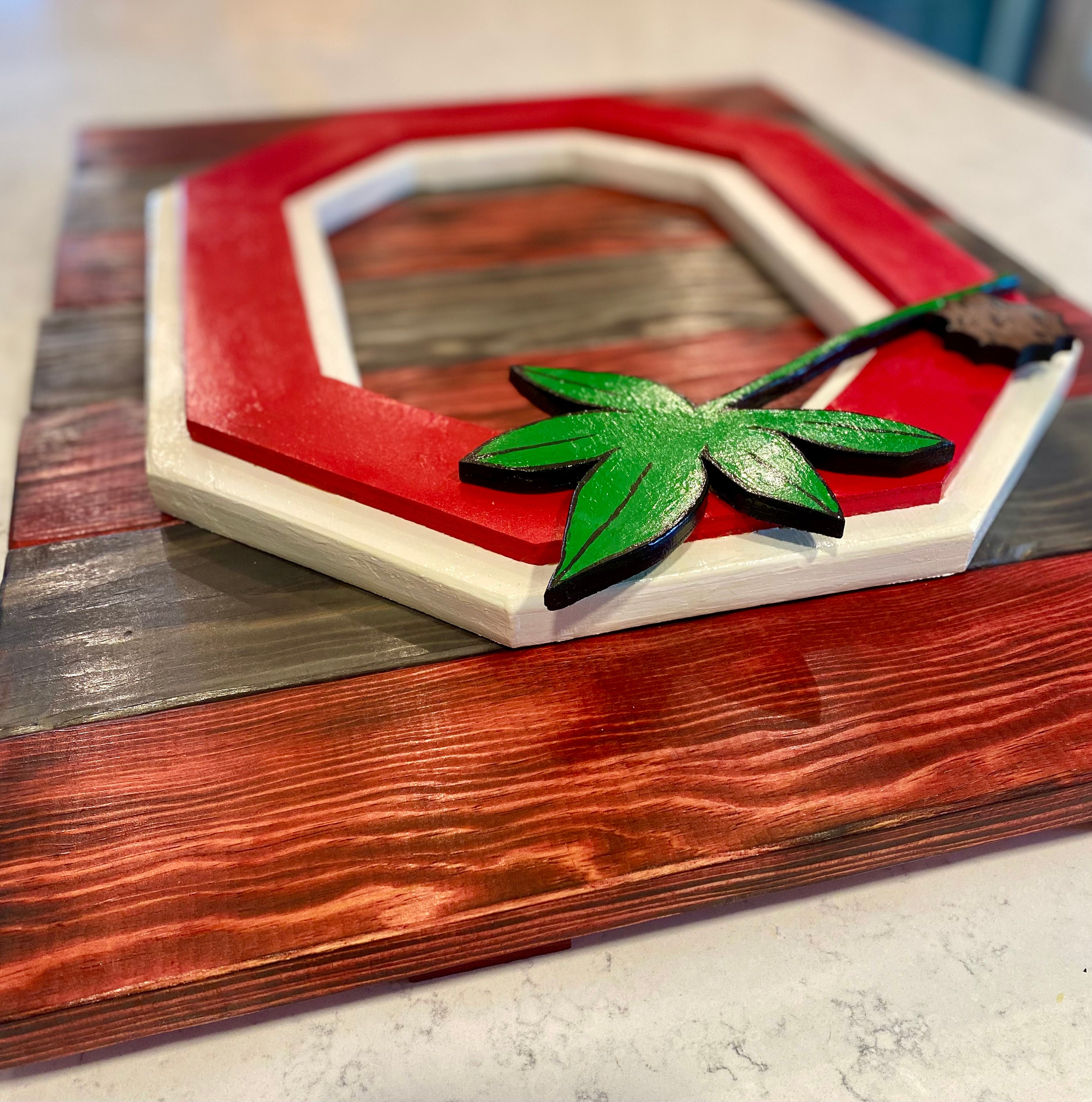 Ohio State 3D Wooden Sign. - Etsy