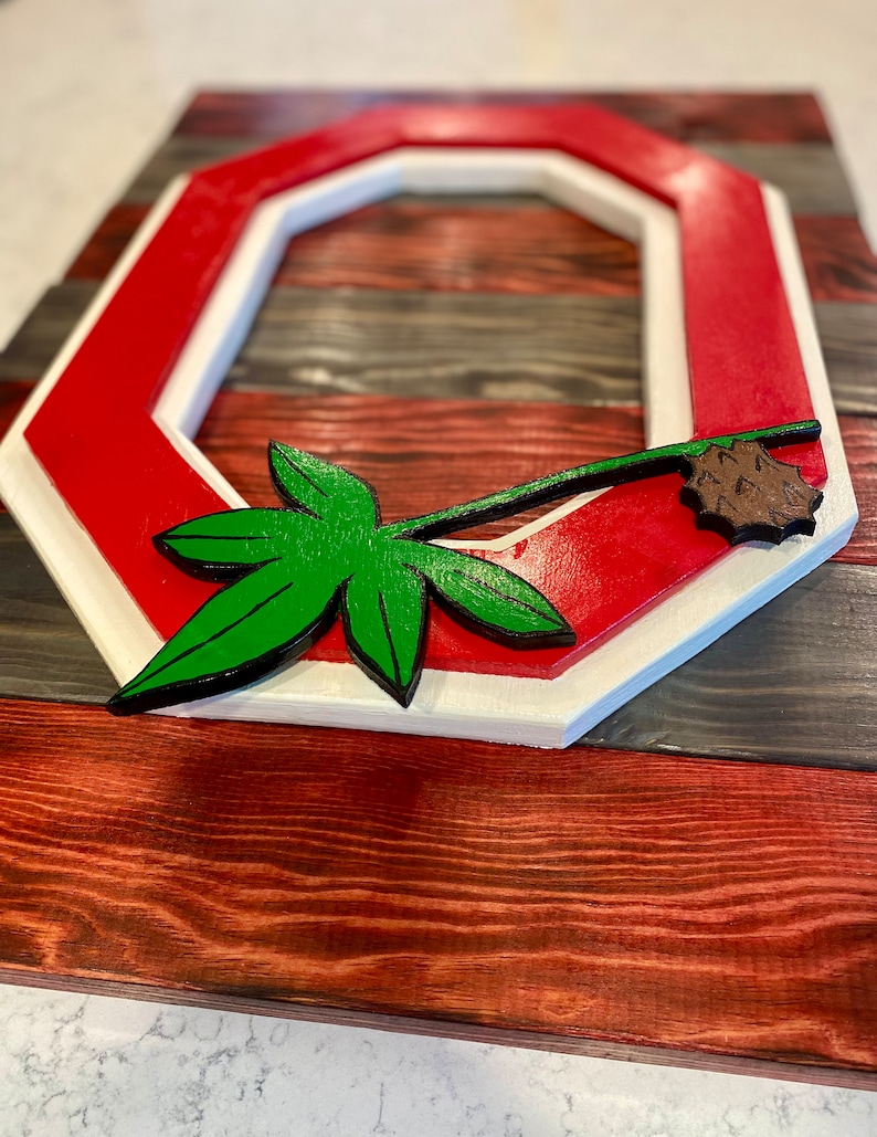 Ohio State 3D Wooden Sign. - Etsy