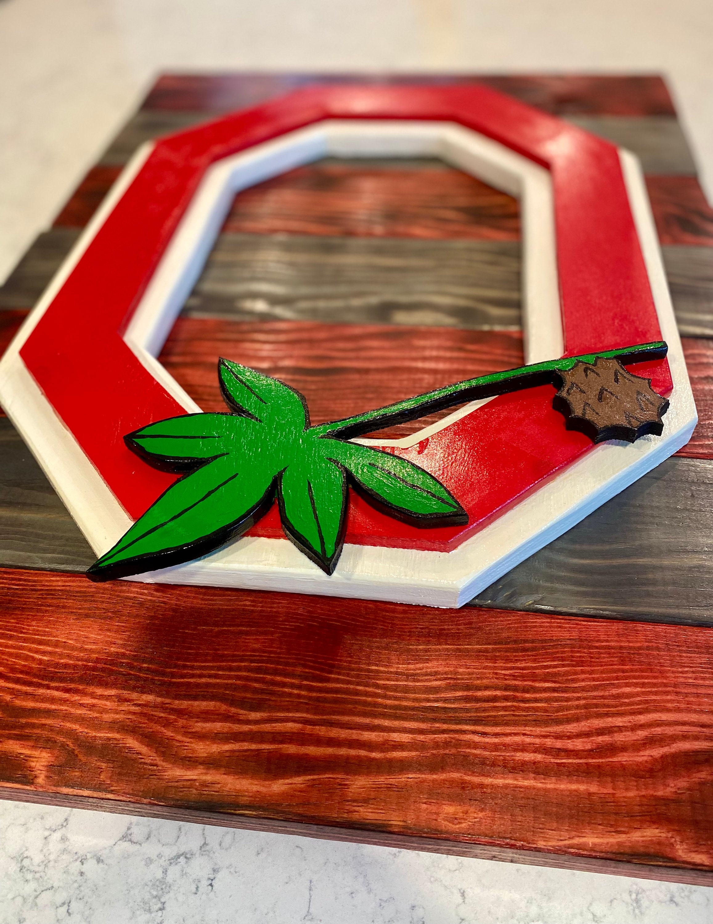 Ohio State 3D Wooden Sign. - Etsy