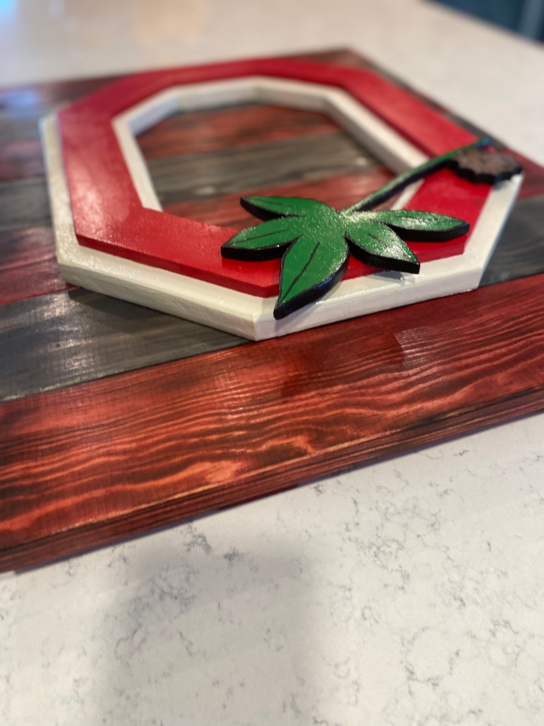 Ohio State 3D Wooden Sign. - Etsy