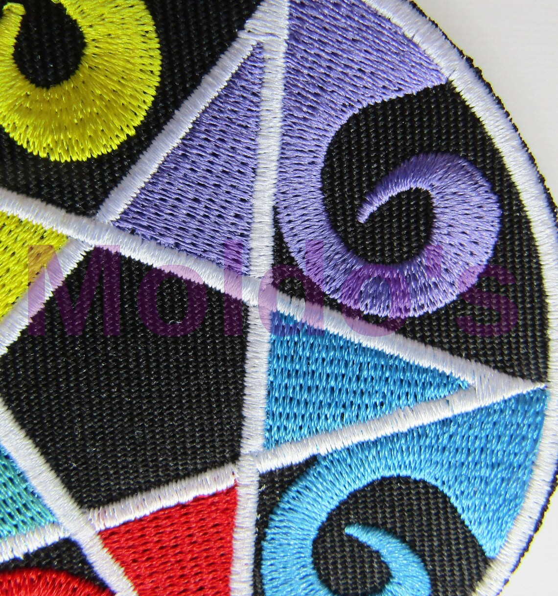 Pentagram Wiccan Badge Patch Patches Embroidered Sew Bright Iron on ...