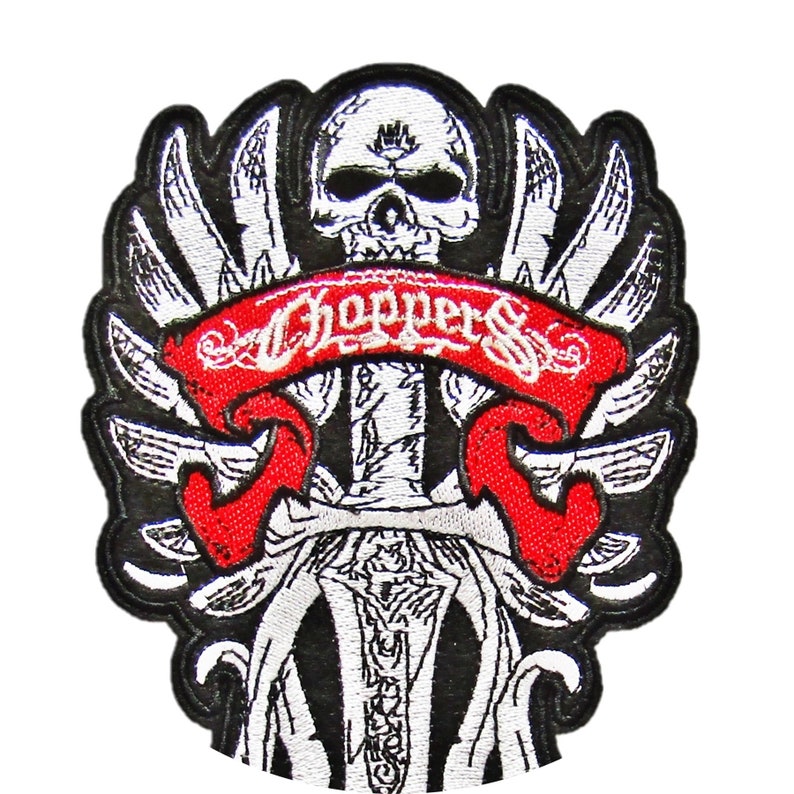 Chopper Dagger Iron on Patch High Quality Motif Badge Decoration ...