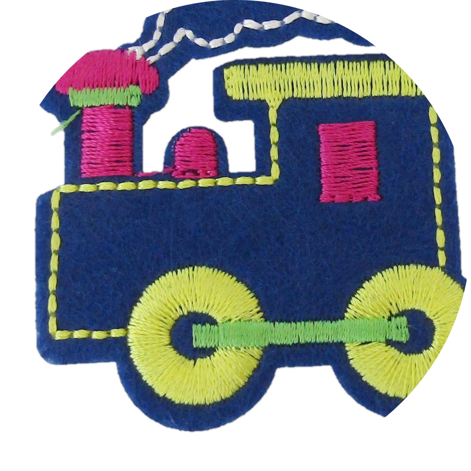 Train Iron on Patch Kids Motif Badge Patches 5.8 Cm X 5.3 Cm Decoration ...