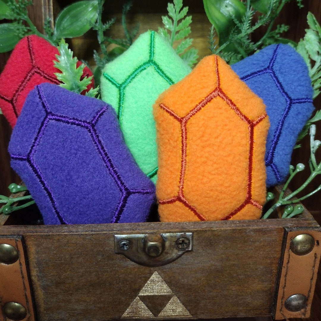 Weighted Rupee Plush - Zelda Inspired Stuffed Toy - Etsy