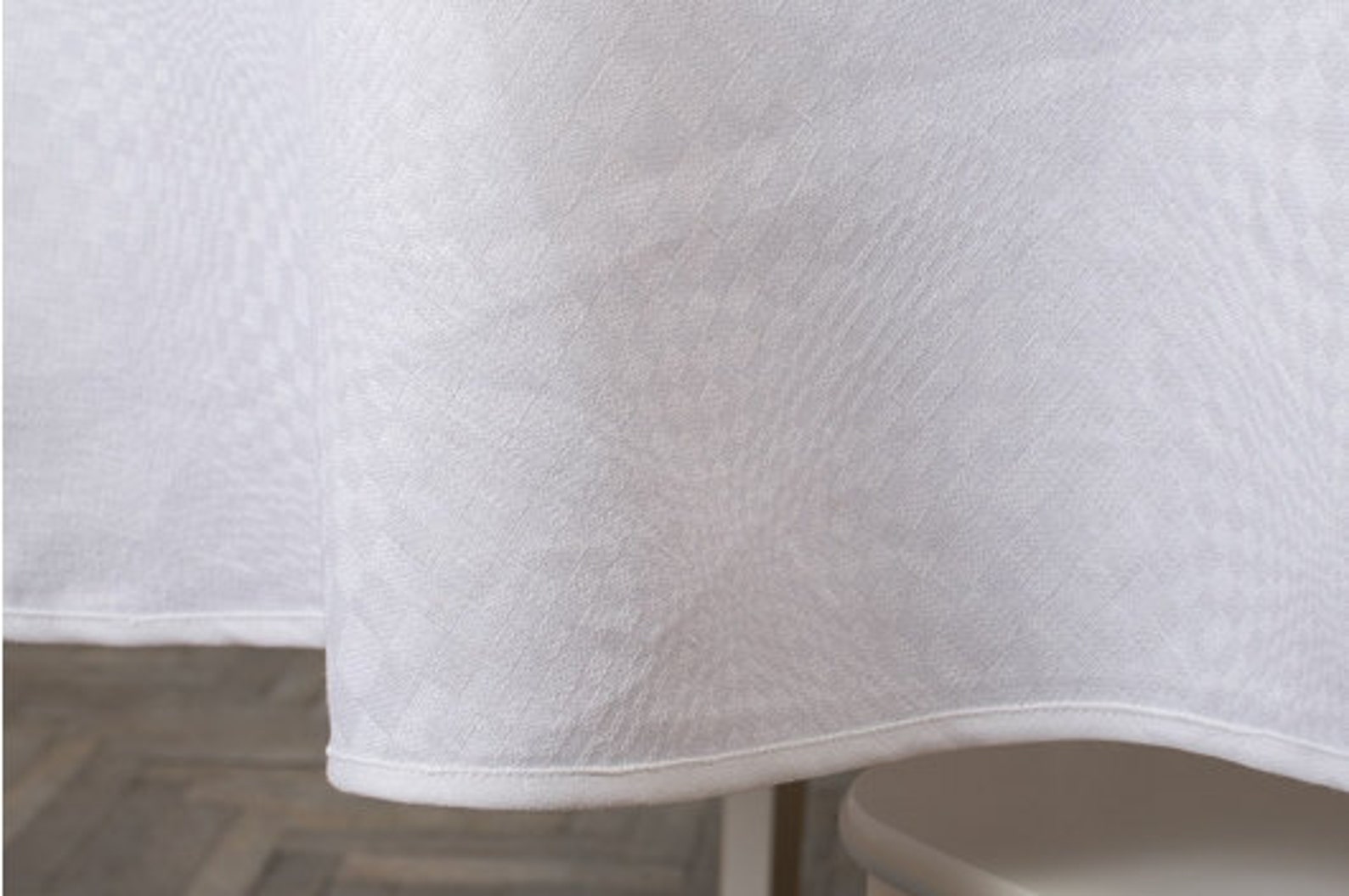 Linen Oval Tablecloth, White Linen Table Top, Linen Table Cover ...