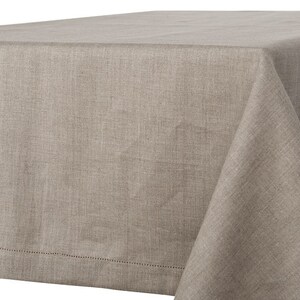 Natural Linen Tablecloth, Linen Tablecloth, Linen Table Top, Linen ...