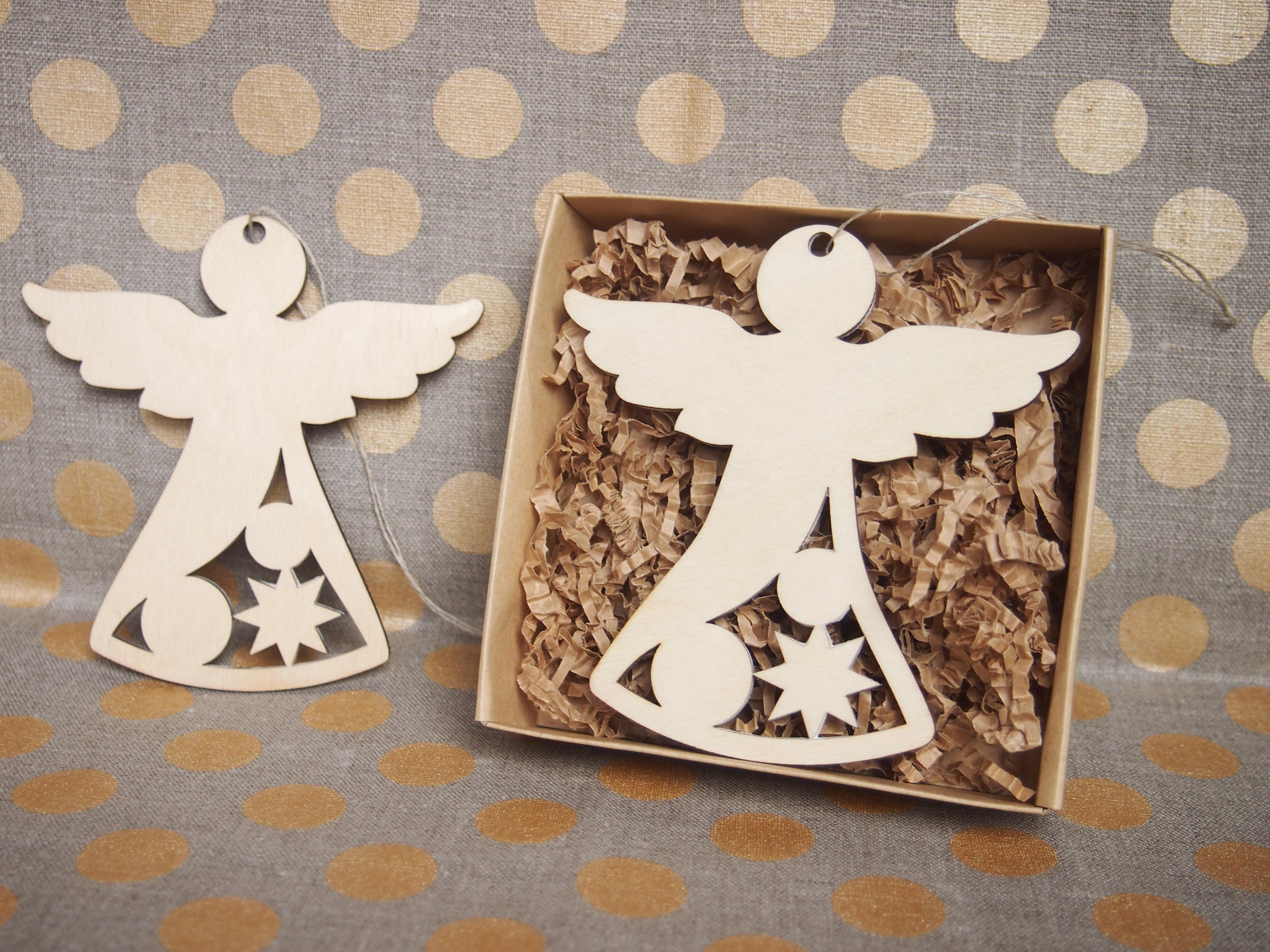 Christmas Wooden Angels Wood Decor / Christmas Gift Holiday - Etsy