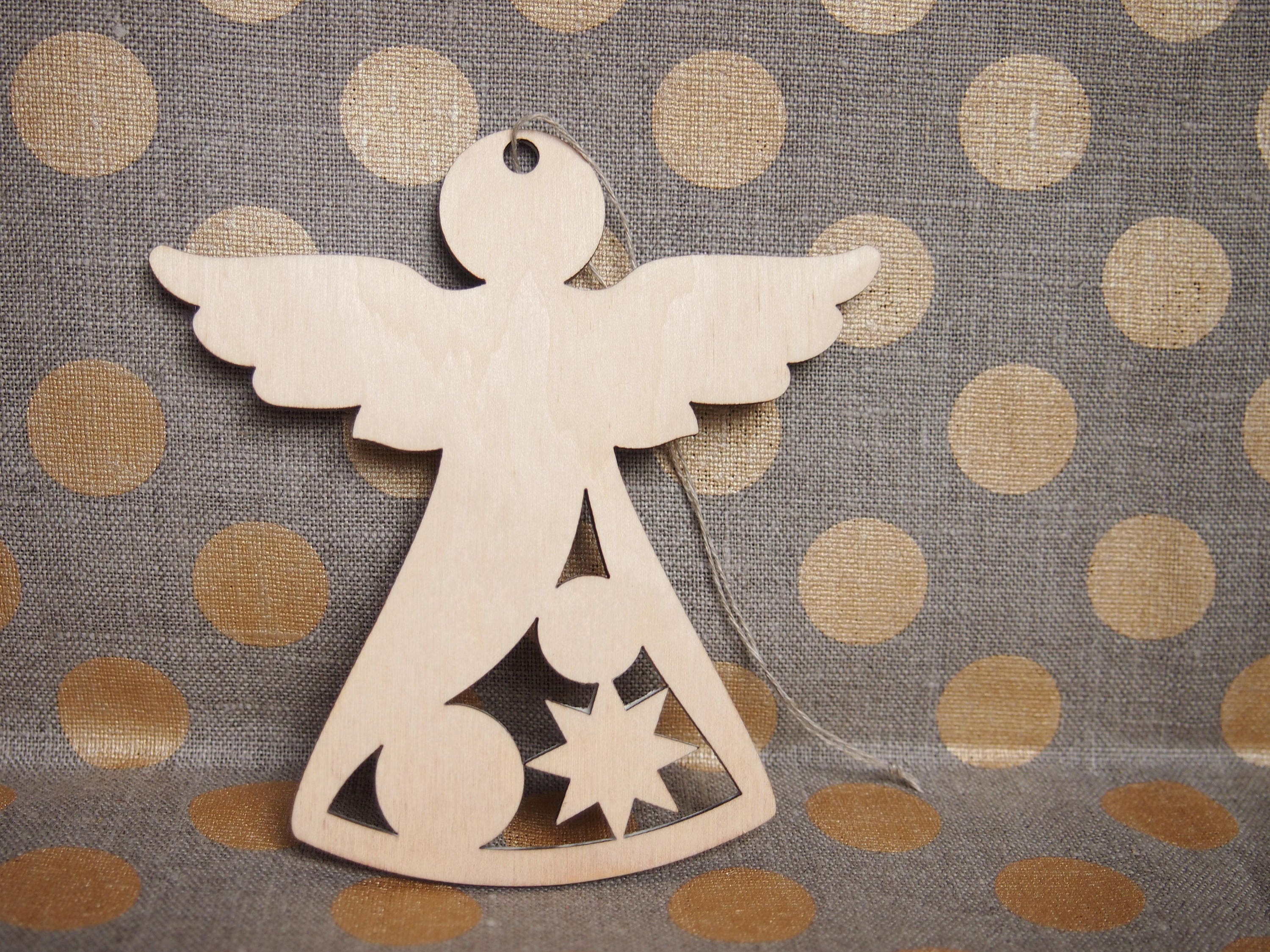Christmas Wooden Angels Wood Decor / Christmas Gift Holiday - Etsy