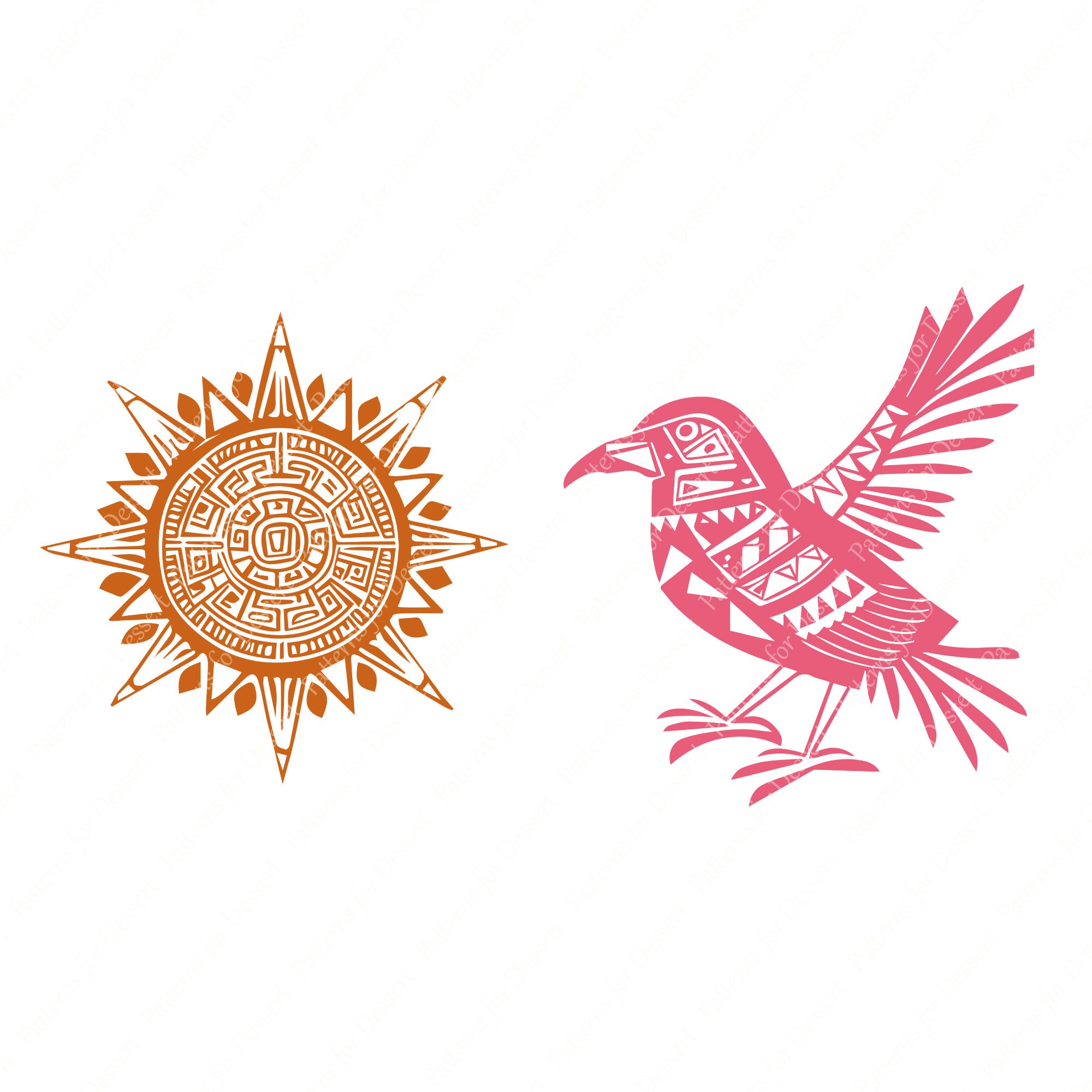 Mayan Artifacts | Mayan Clipart | Mexico Clipart | Digital Download ...