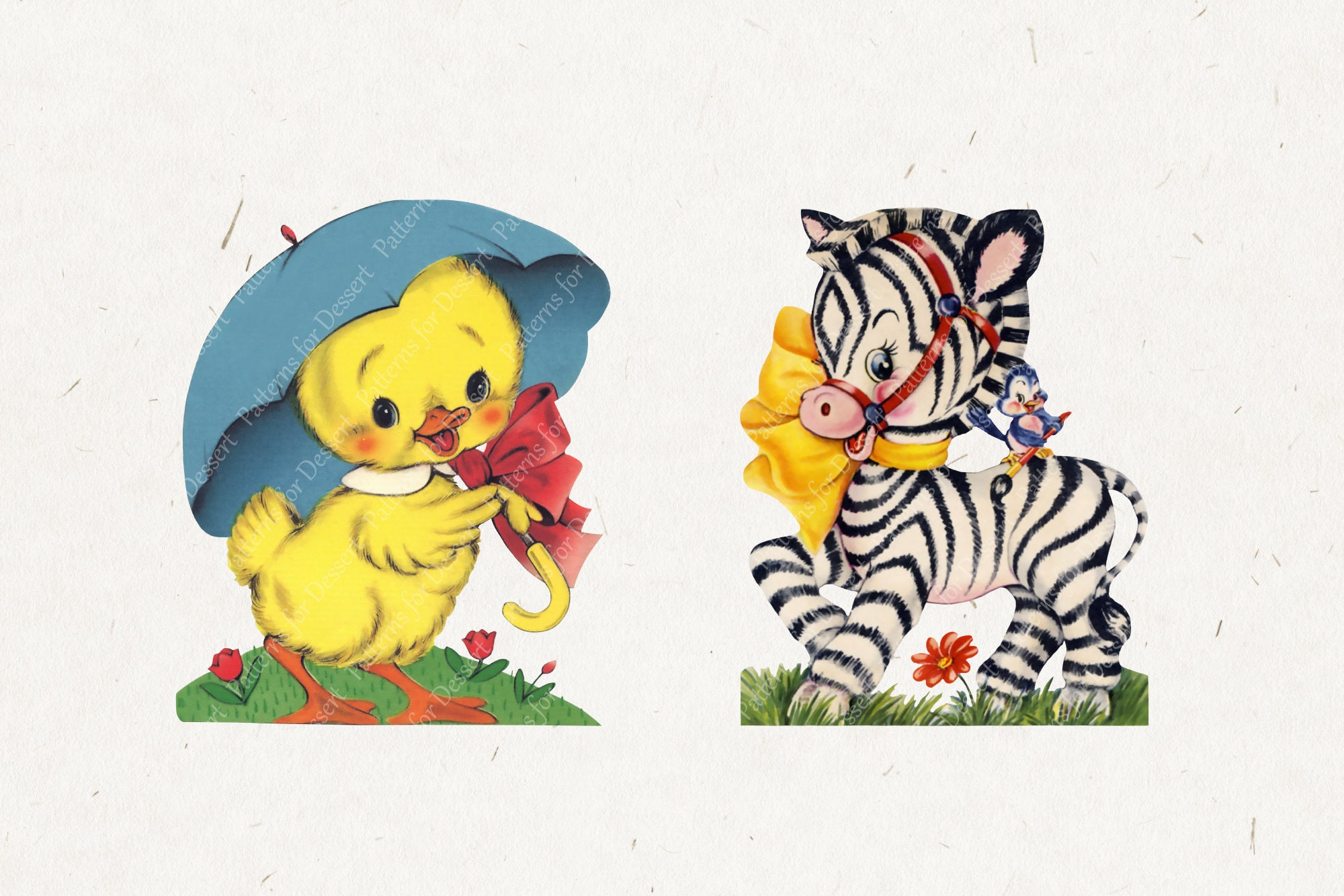 Retro Animal Clip Art | Vintage Clip Art | Digital Download | Scrapbook ...
