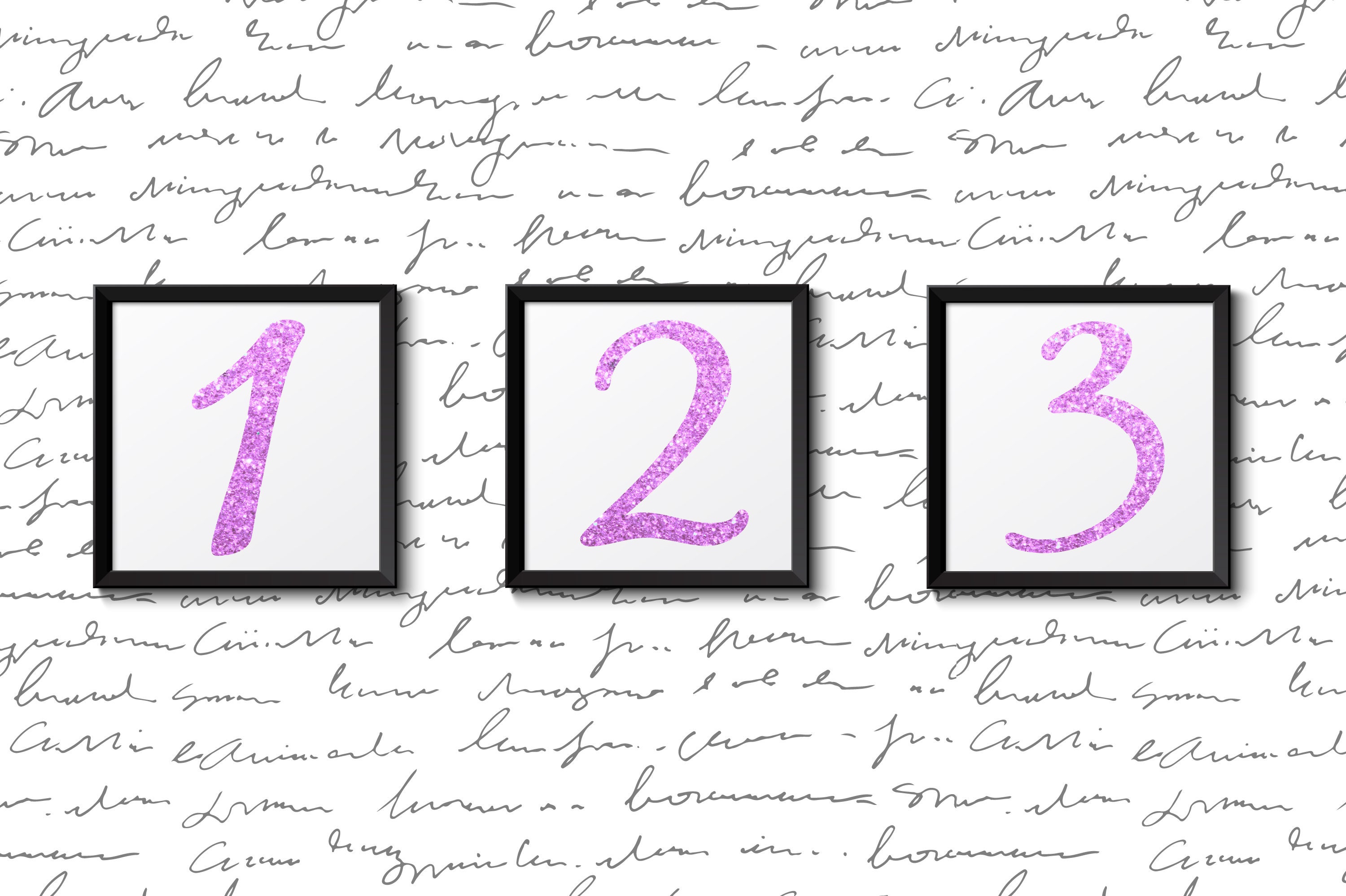 Purple Glitter Alphabet Clip Art | Purple Letters | Purple Numbers ...