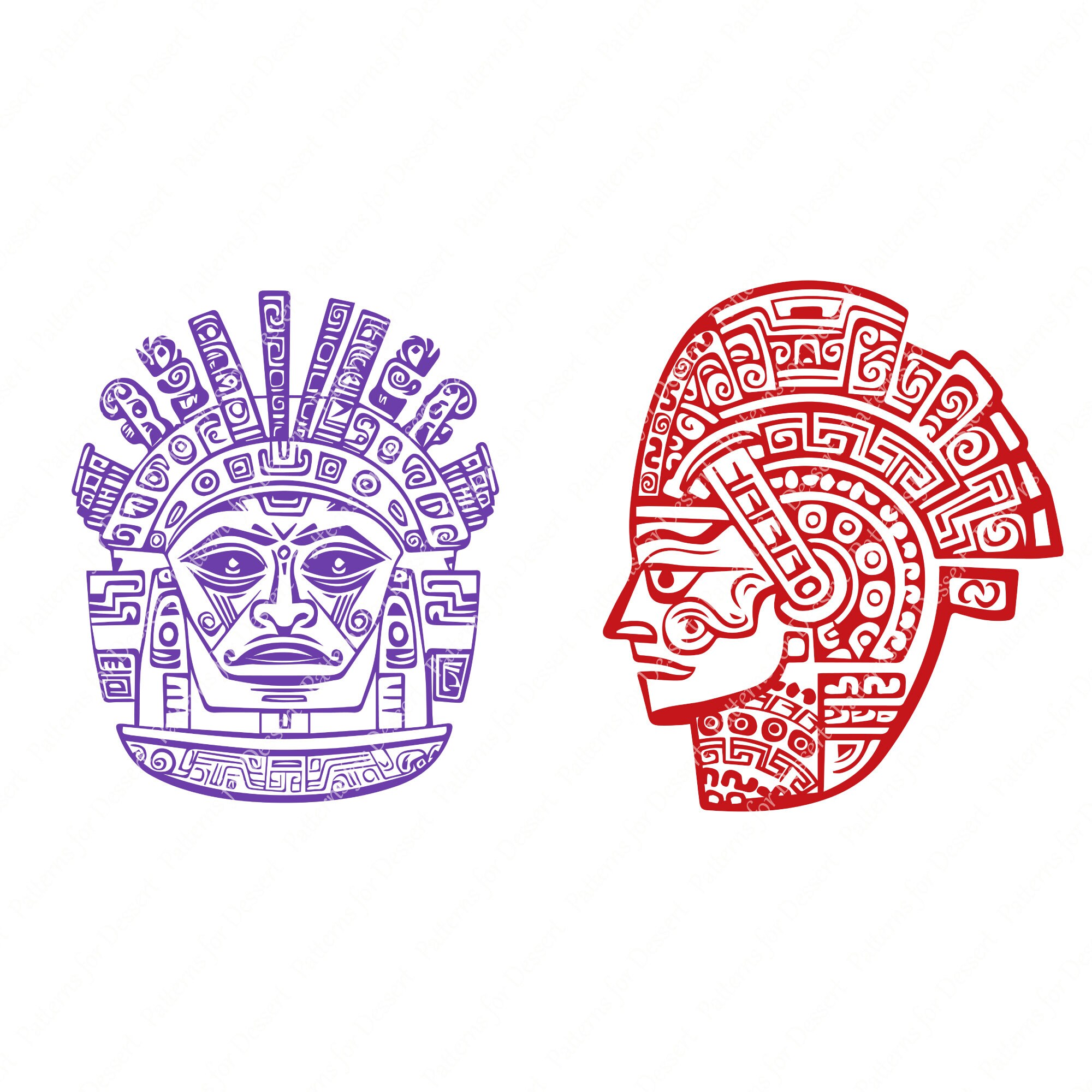 Mayan Artifacts | Mayan Clipart | Mexico Clipart | Digital Download ...