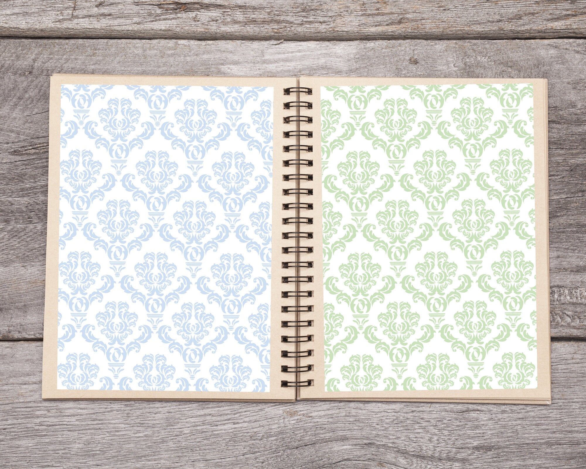 Damask Digital Scrapbook Paper | Damask Pattern | Classic Patterns ...