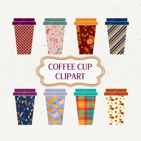 Coffee Cup Clip Art - Etsy