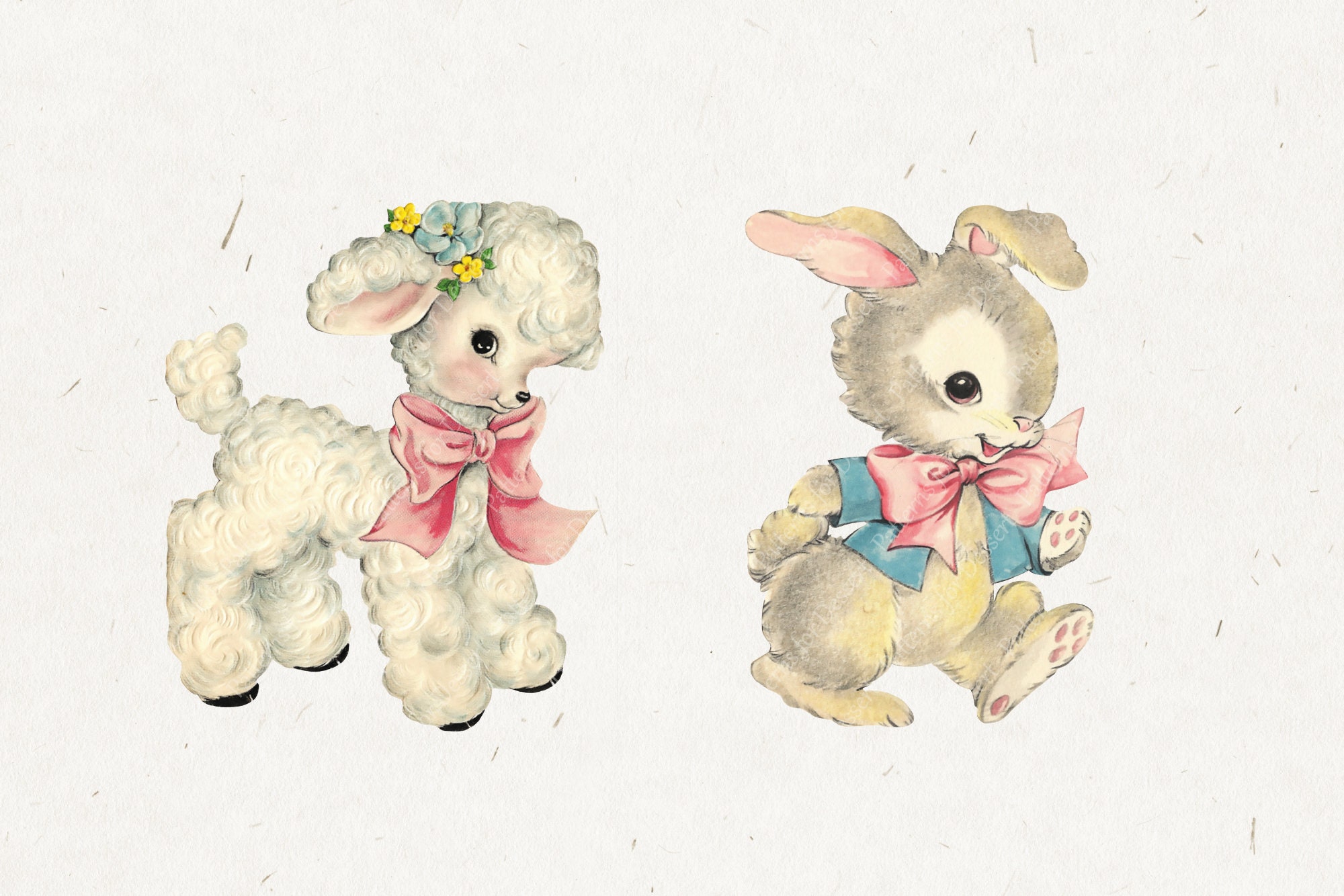 Retro Animal Clip Art | Vintage Clip Art | Digital Download | Scrapbook ...