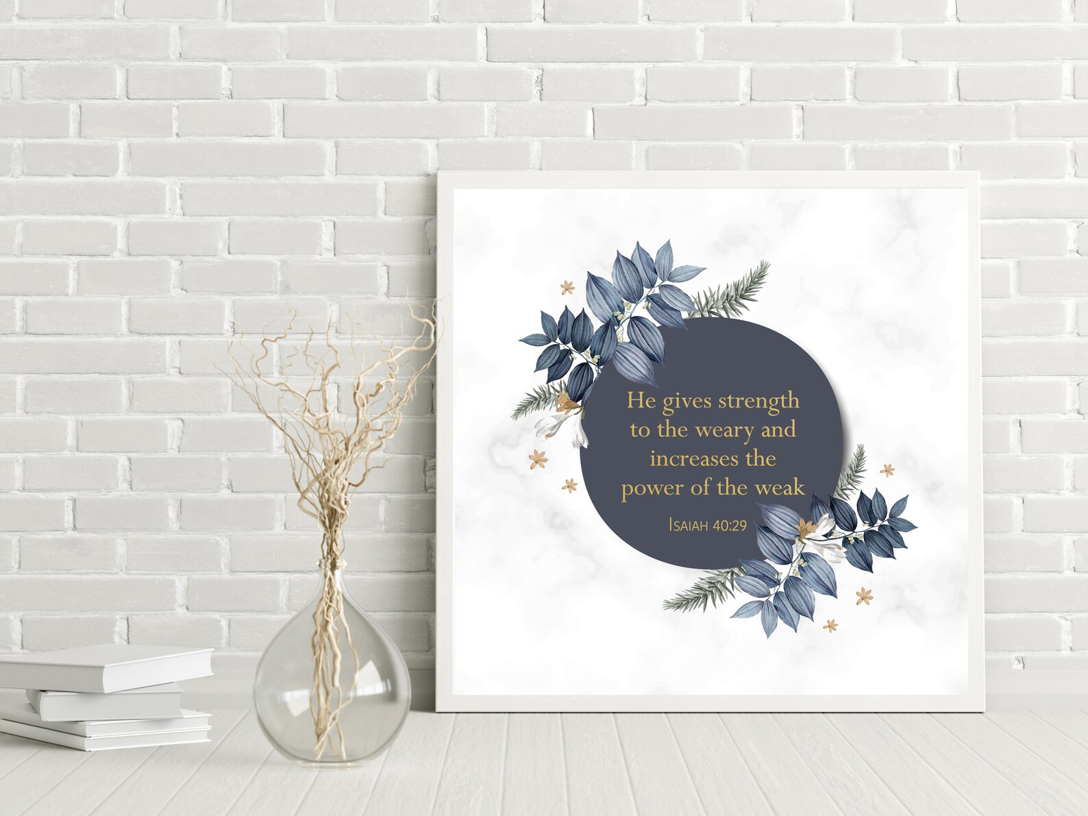 Watercolor Flower Picture Bible Verse Picture Printable - Etsy