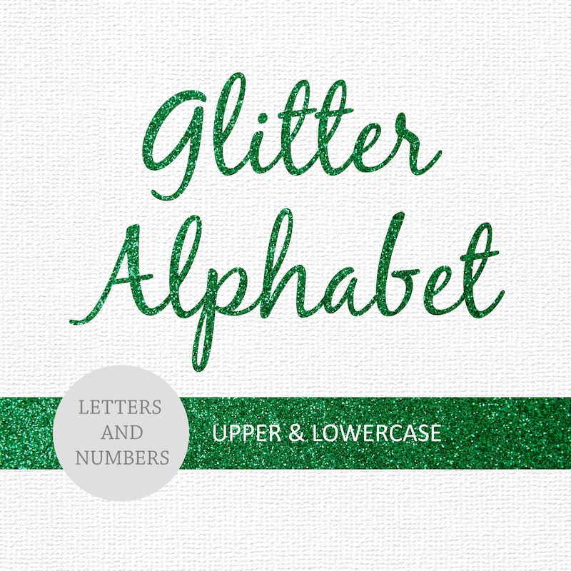 Green Glitter - Etsy