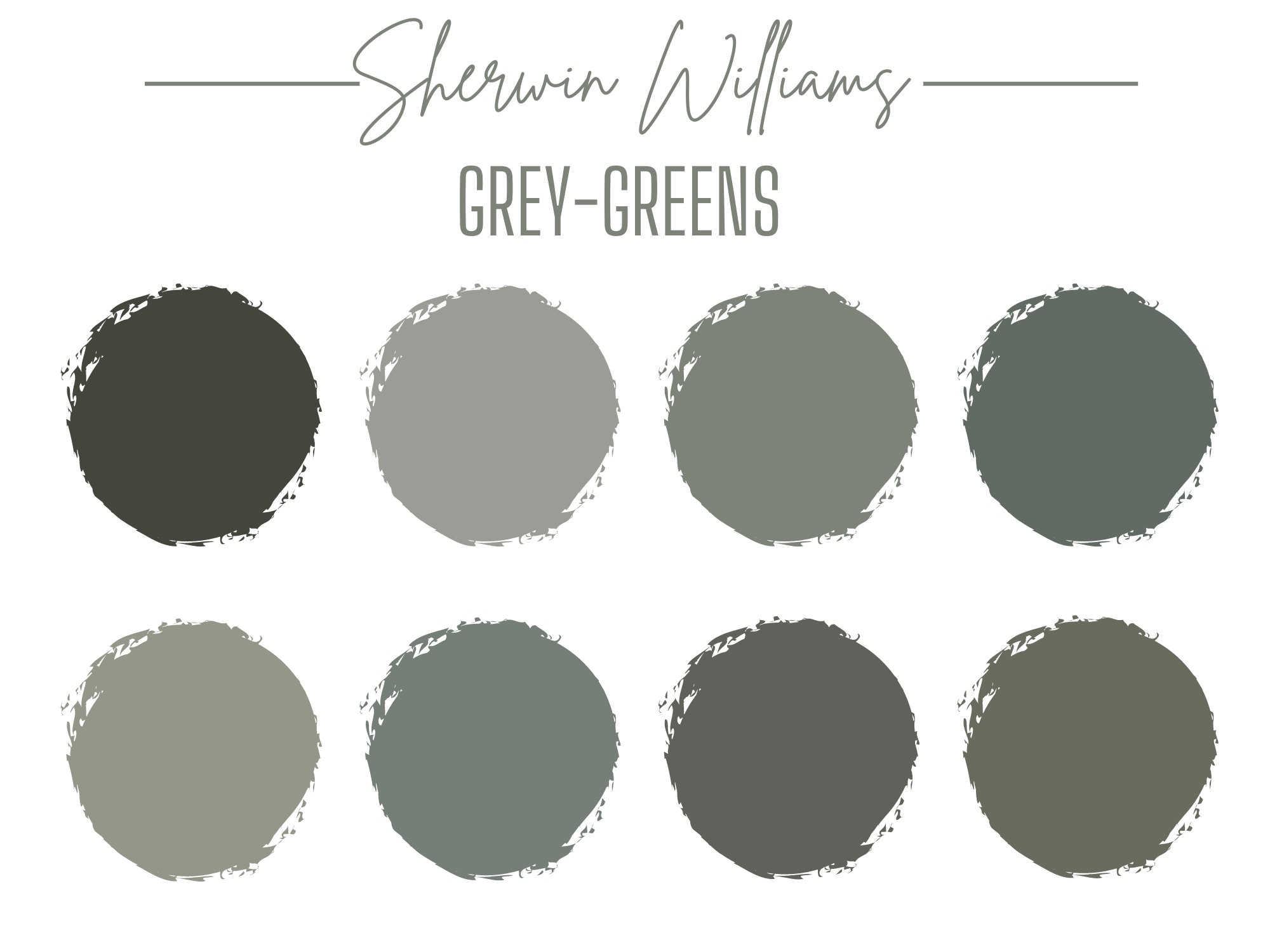 Sherwin Williams Grey Green Paint Colors
