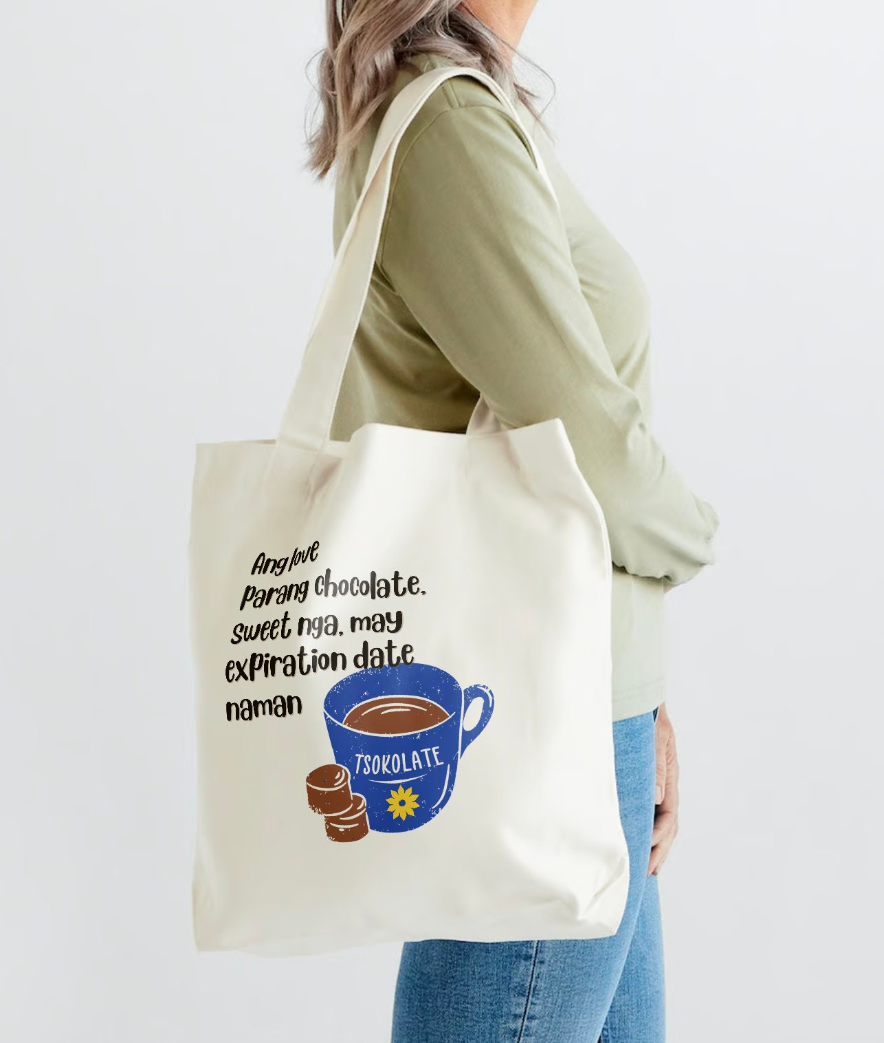 Ang Love Parang Chocolate Filipino Inspired Tote - Etsy