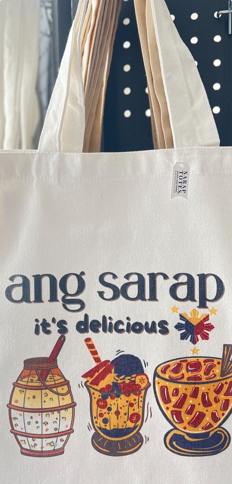 Ang Sarap Means It’s Delicious, Filipino-inspired Tote, Filipino Gift ...