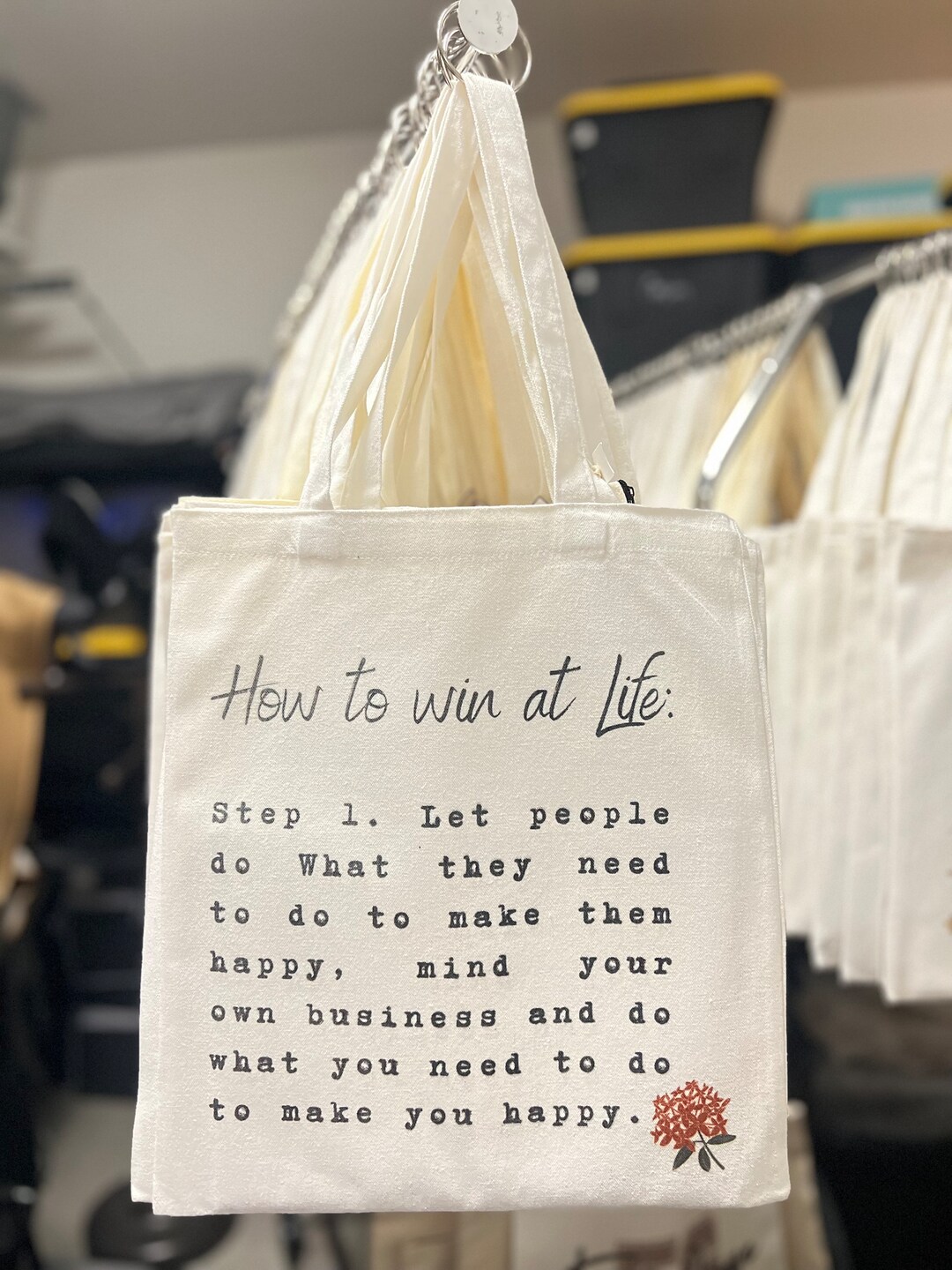 How to Win at Life, Gift Tote Bag, Stylish Accessory, Quotes - Etsy