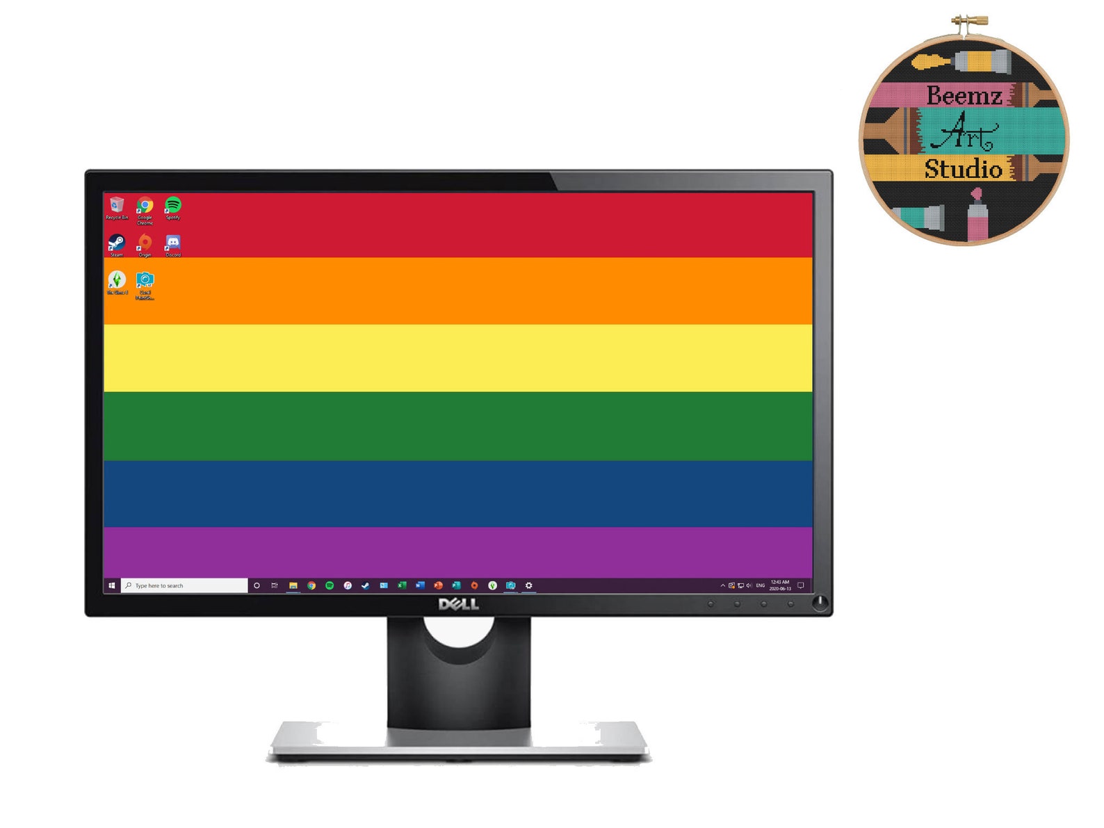Pride Flag Desktop Wallpaper - Etsy
