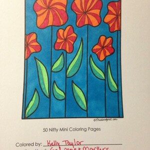 Printable Coloring Book, 50 Coloring Pages, Last Minute Gifts for Her ...