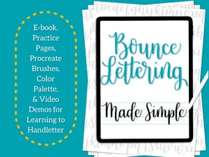 Lettering Grids for Procreate, Lettering Grid Procreate Stamps, Letter ...