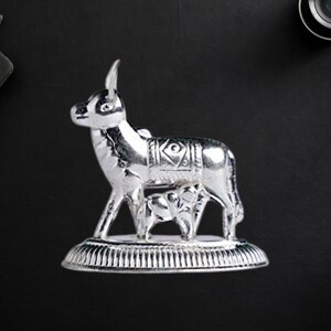 Pure Silver Cow and Calf, Pure Silver Cow and Calf Statue Return Gifts ...
