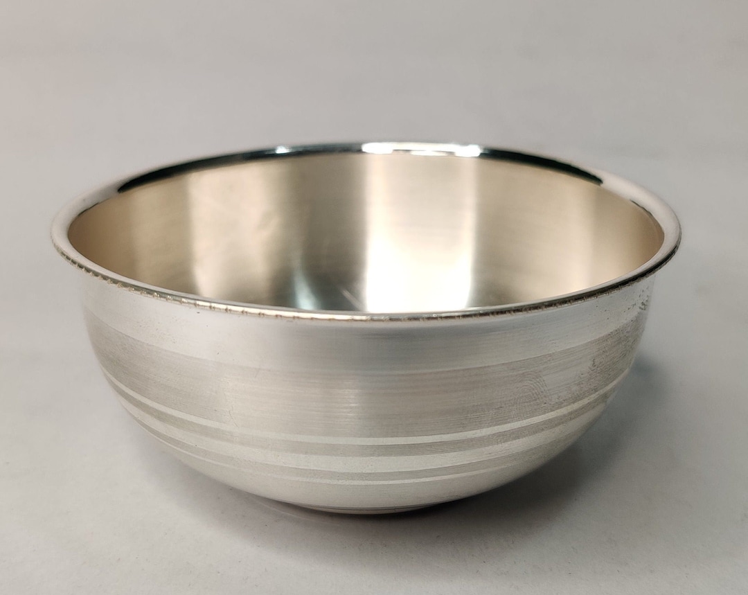 Pure Silver Big Bowl, Pure Silver Vessels, Silver Utensils, Healthy ...