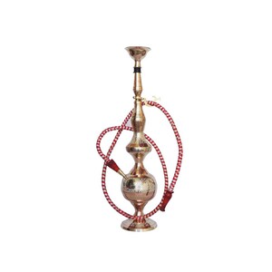 Brass Hookah Hukka Fancy 1.43kg, Brass Burned Design Large Original ...