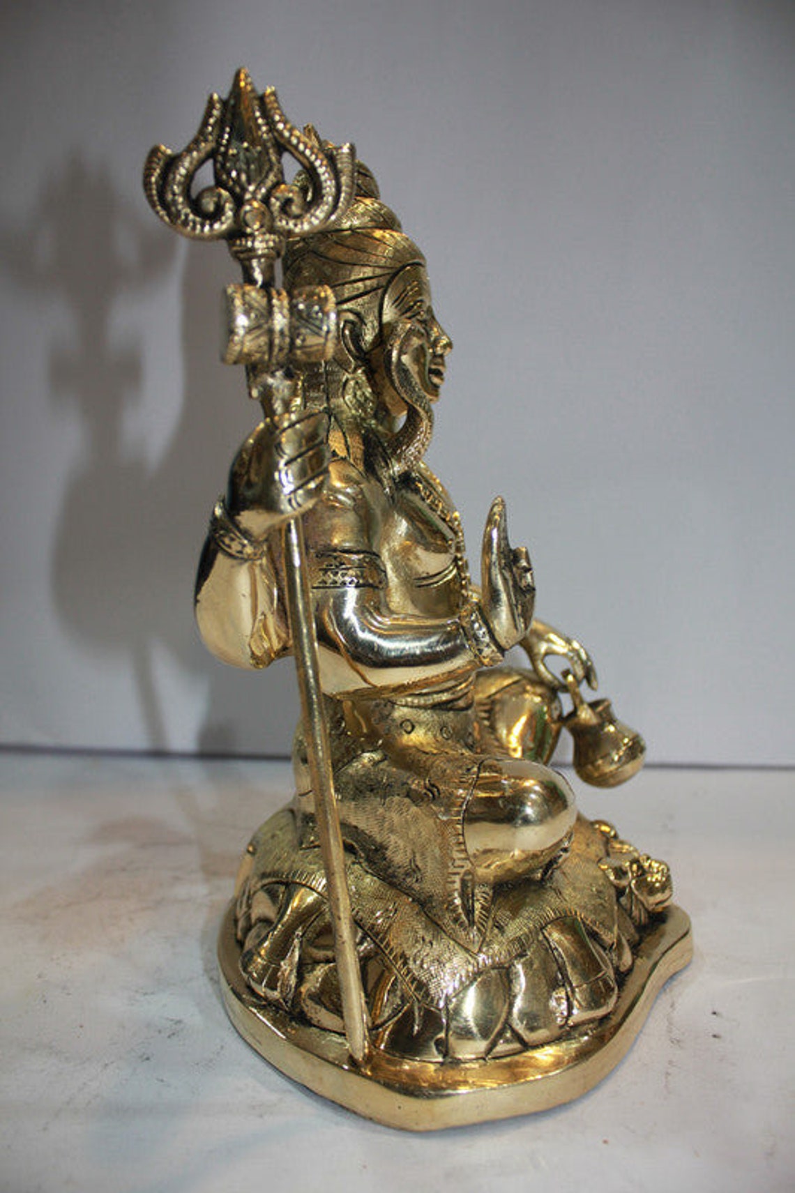 Brass Shiva Statue Lord Shiva Idol Large Shiv Murti Big - Etsy