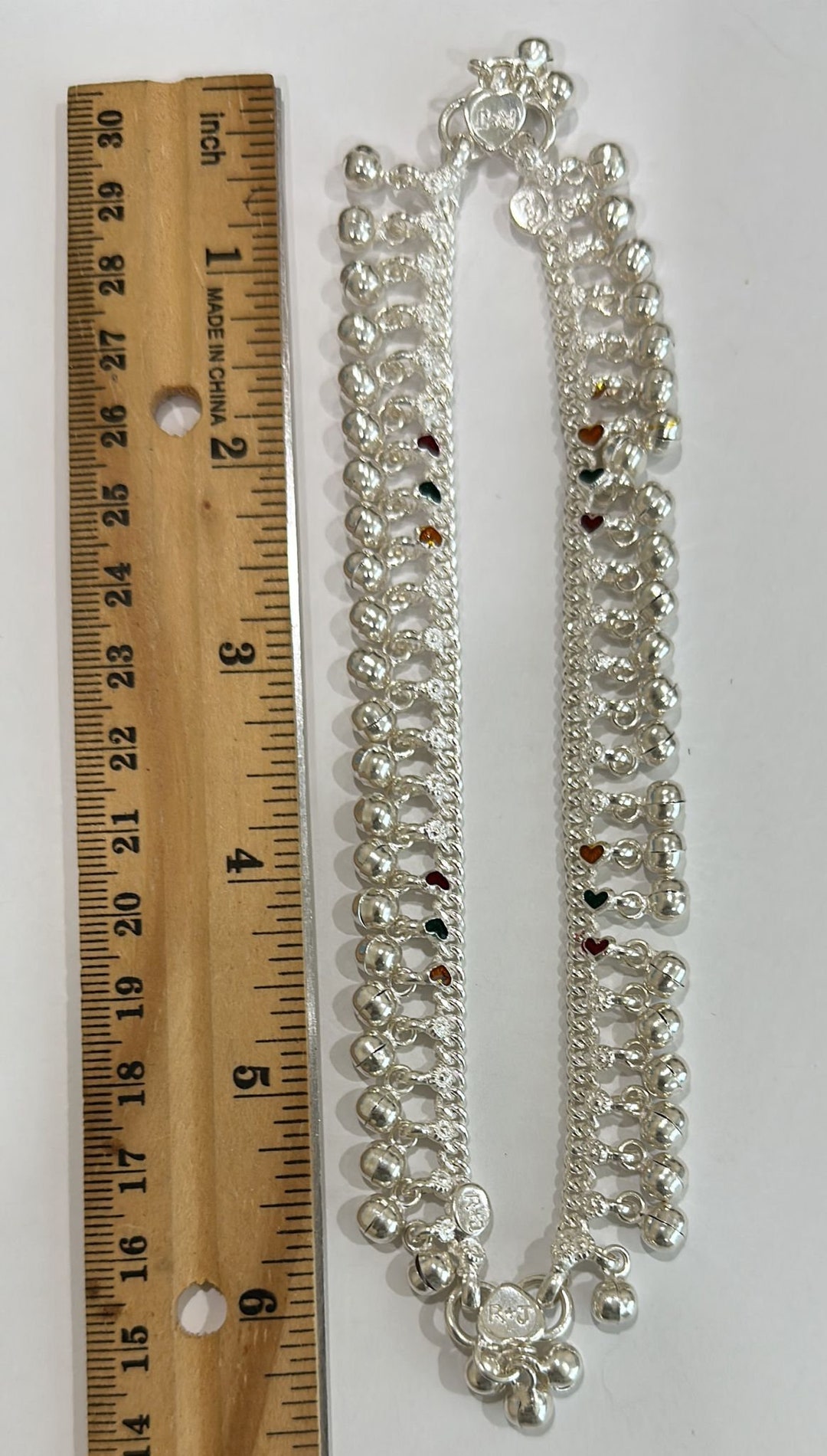 Pure Silver Anklets, Anklets for Her, Silver Pyal for Gift, Baby Balle ...