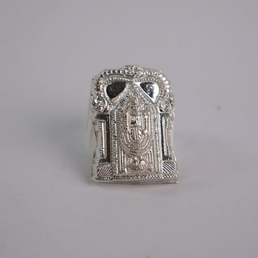 Pure Silver Venkateshwara Swamy Idol 4g, Silver Pooja Items, Silver ...