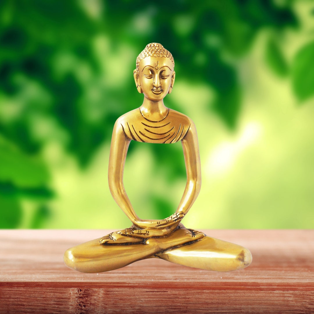 Brass Buddha Invisible Statue, Sitting Buddha, Meditating Seated Buddha ...