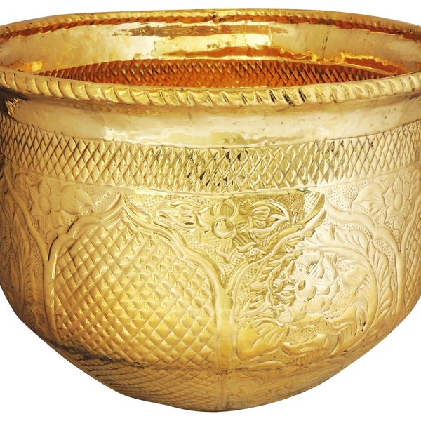 Small Brass Planter - Etsy