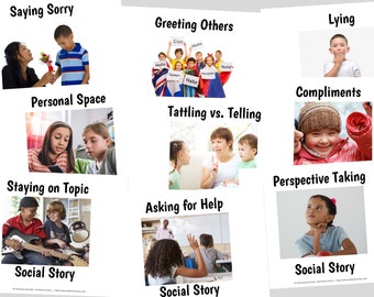 Life Skills Social Story Bundle | 12 Social Stories | Life Skills ...