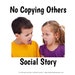 Social Story: No Copying Others - Etsy